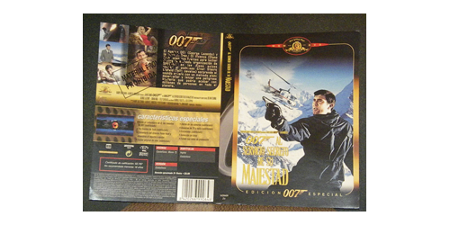 Carátula DVD ‘007: Al servicio secreto de Su Majestad’ (OHMSS, 1969 ...