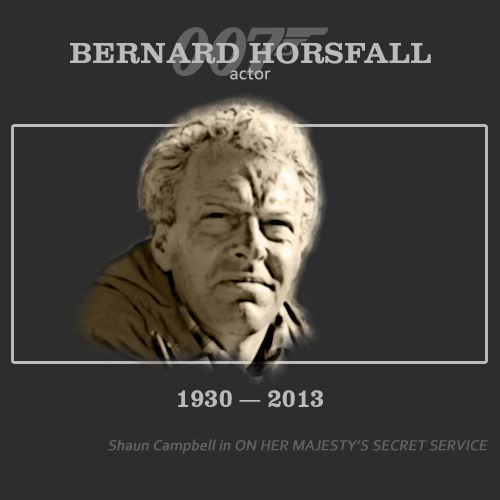 Feliz aniversario Bernard Horsfall